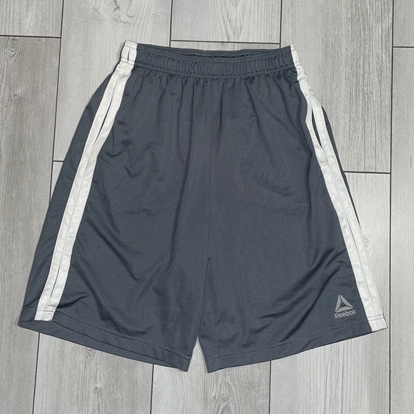 Reebok | Shorts | Reebok Small Grey Athletic Basketball Shorts With ...